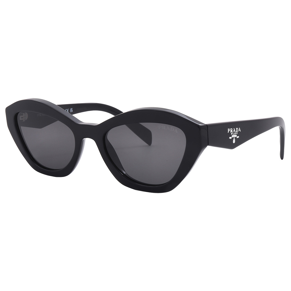 Prada Dark Grey Cat Eye Ladies Sunglasses PR A02S 16K08Z 8056597967860 ...