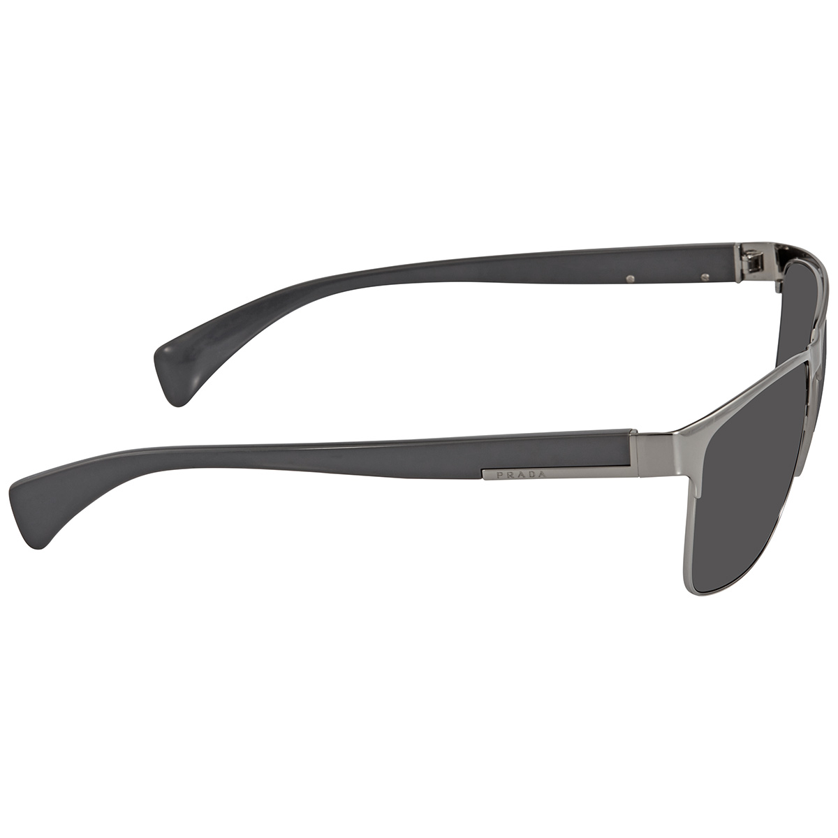 Prada Dark Grey Rectangular Men's Sunglasses PR 51OS 5AV5S0 58 ...