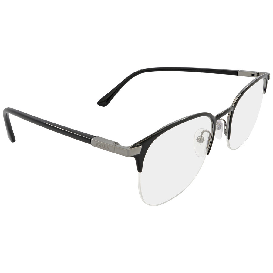 Prada Demo Oval Men's Eyeglasses 0PR 57YV YDC1O152 8056597516716 ...