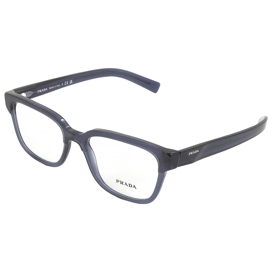 Prada Demo Rectangular Men's Eyeglasses PR 04YV 08Q1O1 53 8056597516242 ...