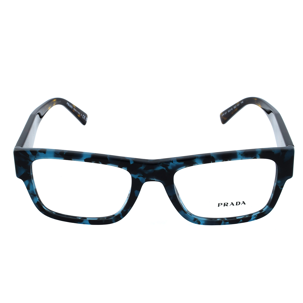 Prada Demo Rectangular Men's Eyeglasses PR 15YV 06Z1O1 52 8056597628983 ...