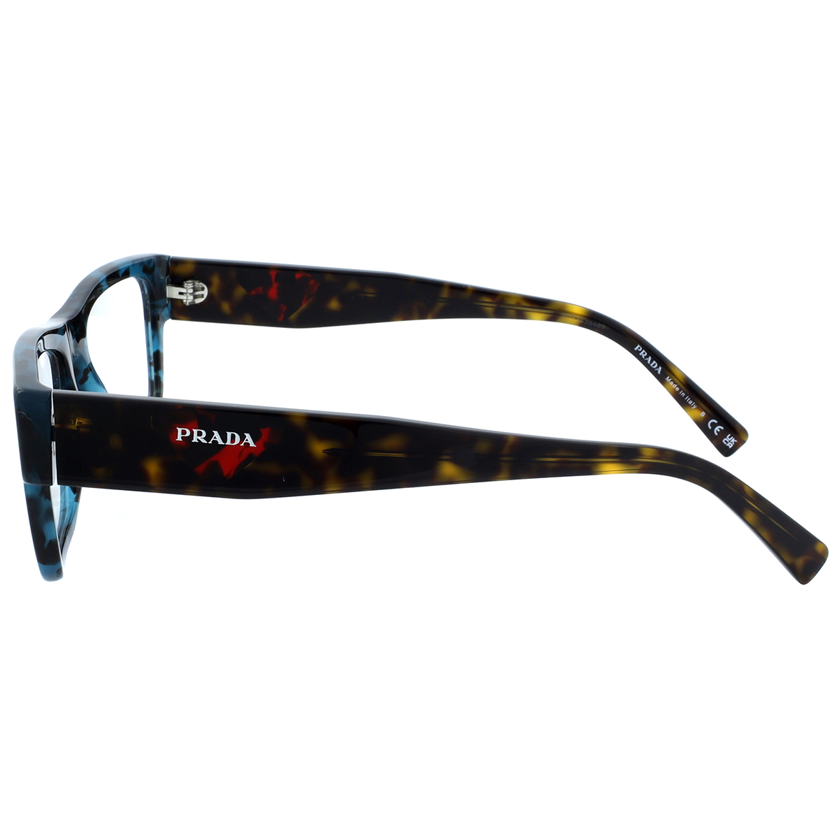 Prada Demo Rectangular Men's Eyeglasses PR 15YV 06Z1O1 52 8056597628983 ...