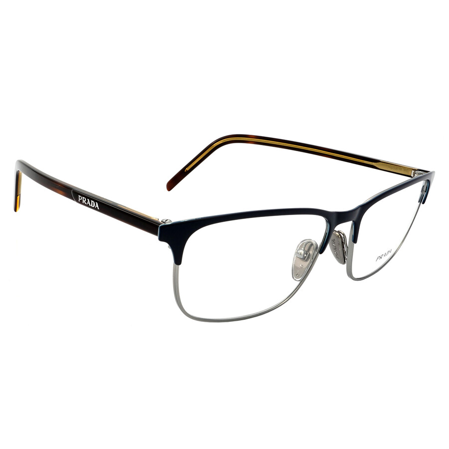 Prada Demo Rectangular Men's Eyeglasses PR 66YV 02N1O1 57 8056597632300 ...
