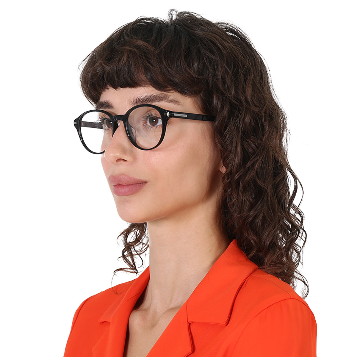 Prada Demo Round Eyeglasses PR 13WVF 1AB1O1 51 8056597378871 ...