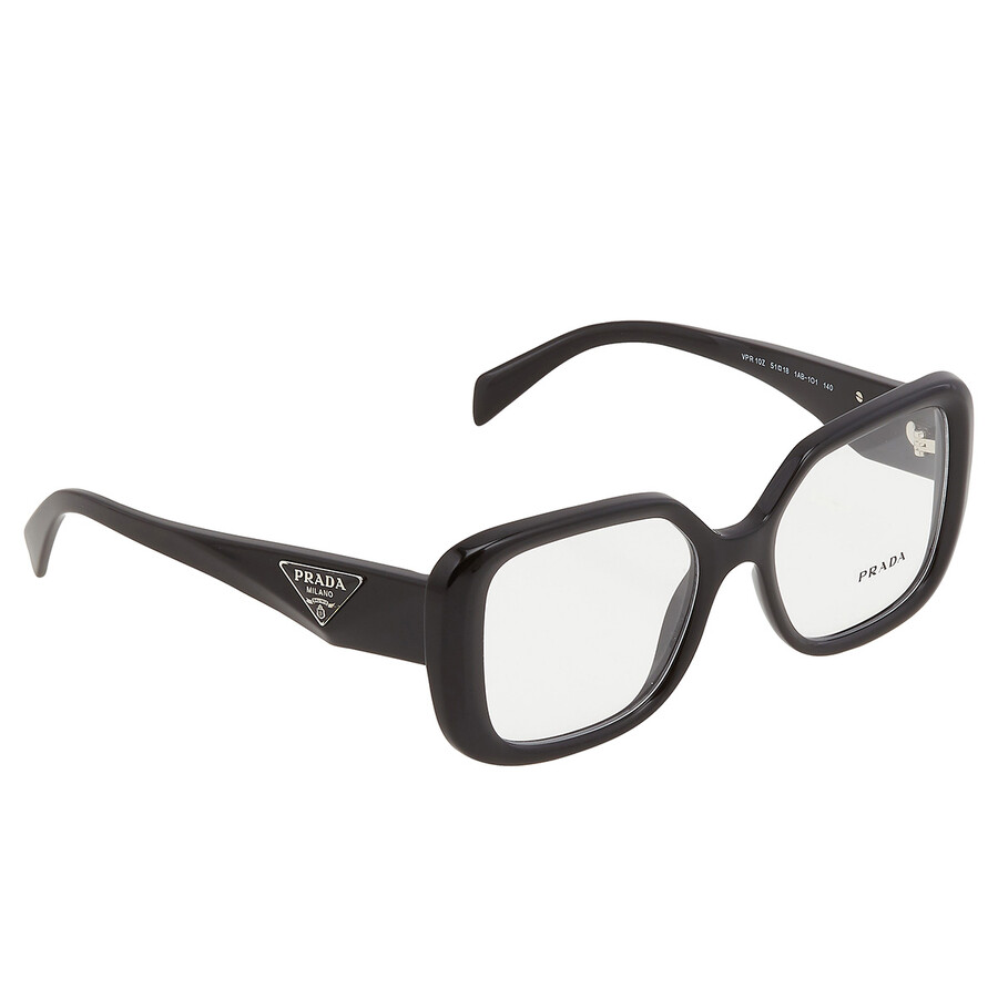 Prada Demo Square Ladies Eyeglasses PR 10ZV 1AB1O1 51 8056597747707 ...