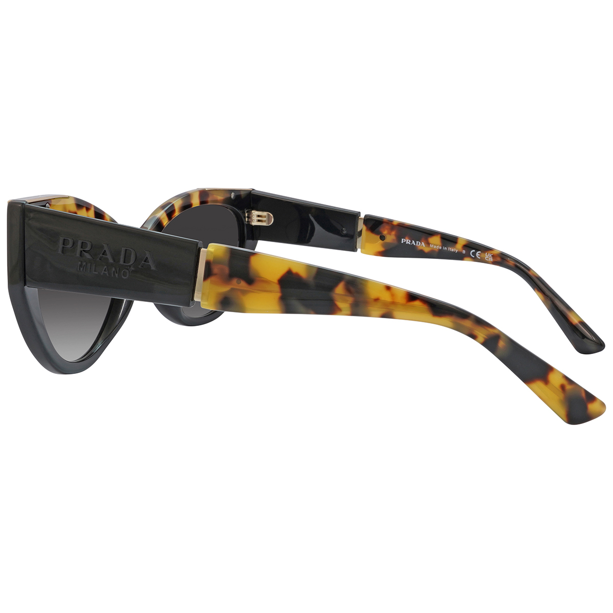 Prada Gray Gradient Cat Eye Ladies Sunglasses PR 03WS 01M0A7 55 ...