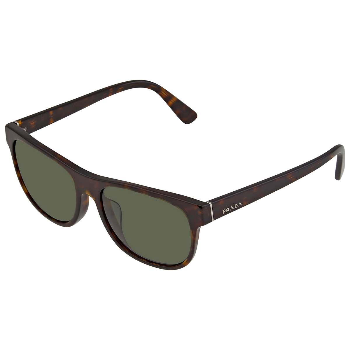 Prada Green Rectangular Men's Sunglasses PR 04XSF 2AU0B2 56 ...