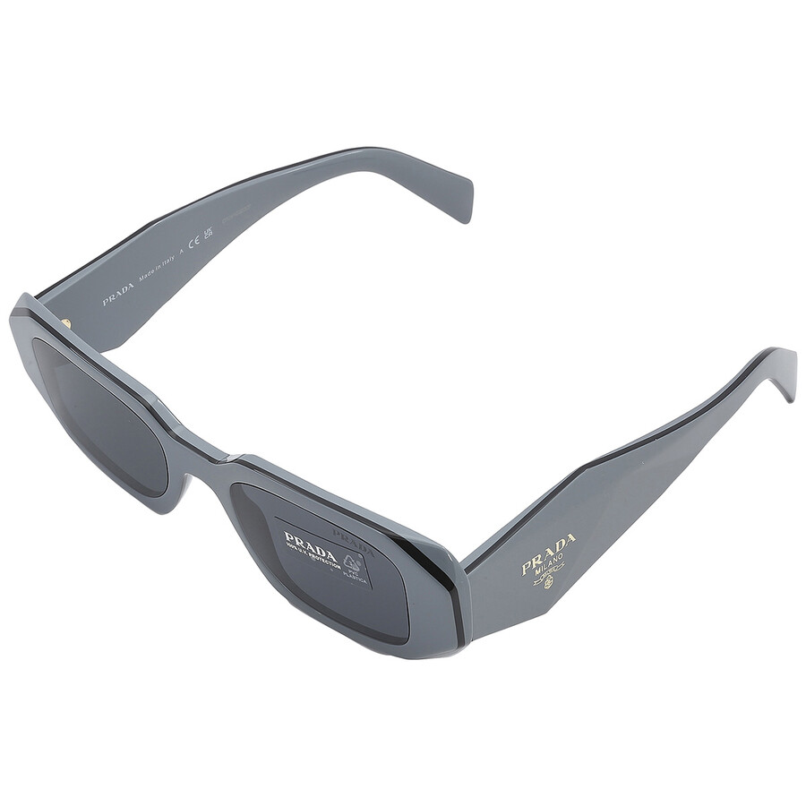 Prada Grey Geometic Geometric Ladies Sunglasses PR 17WS 11N09T 49 ...