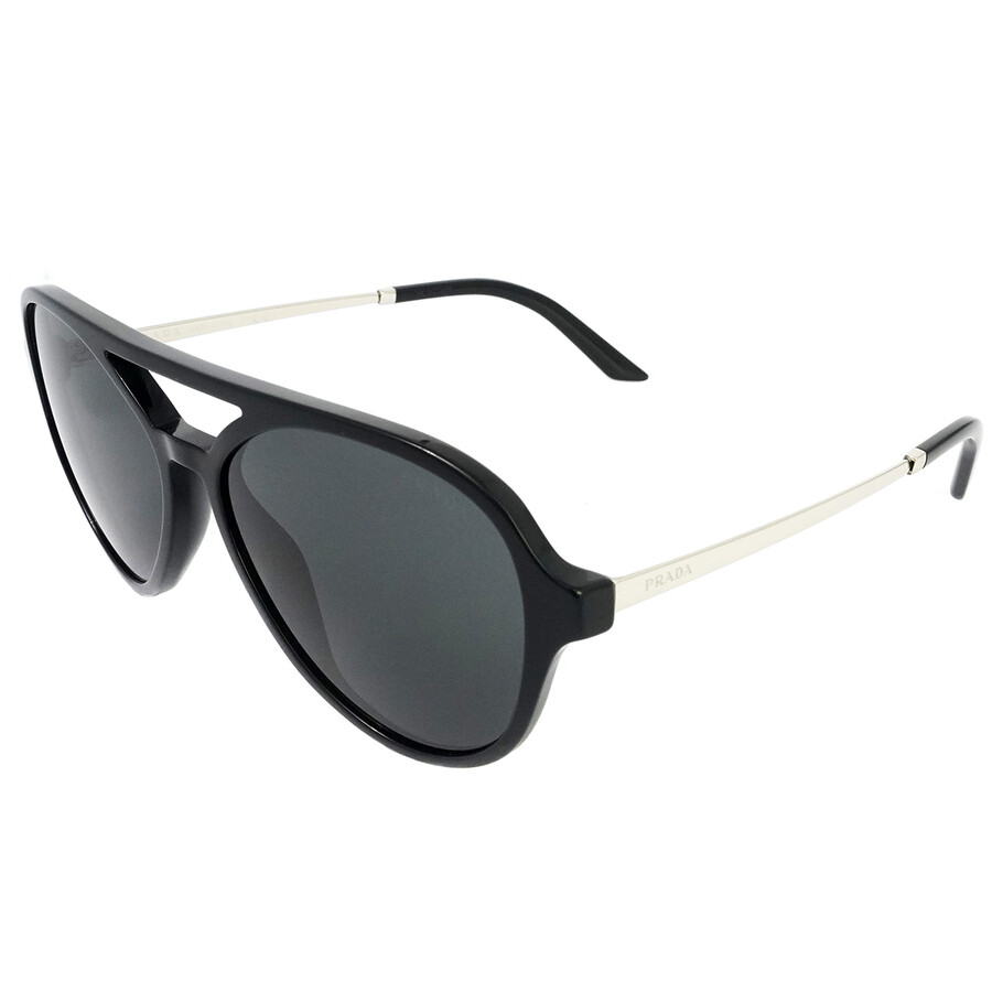 Prada Grey Pilot Ladies Sunglasses PR 13WS 1AB5S0 57 8056597437516 ...