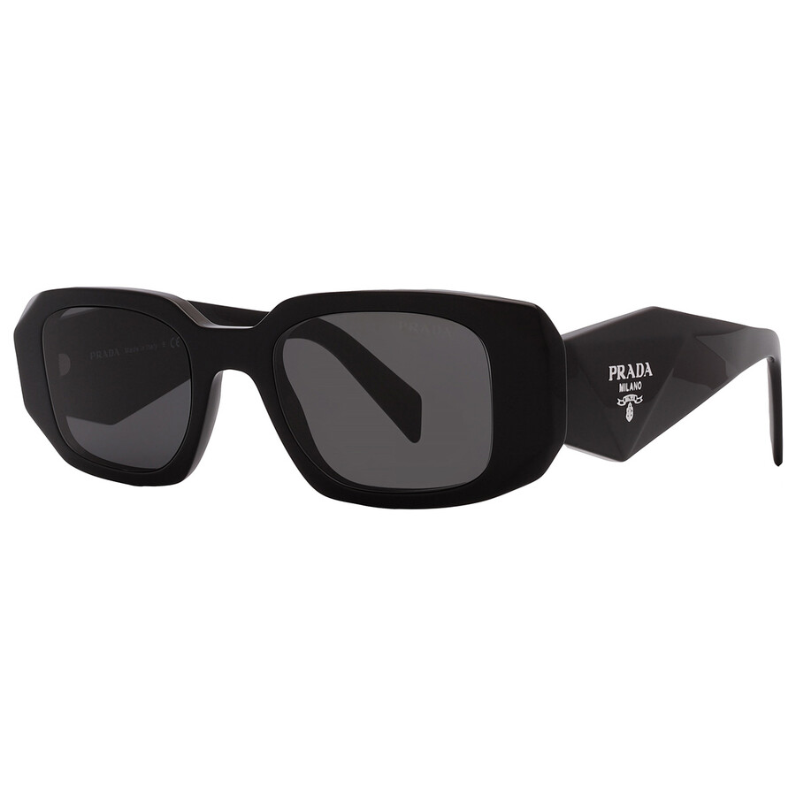 Prada Grey Rectangular Ladies Sunglasses PR 17WS 1AB5S0 49 ...