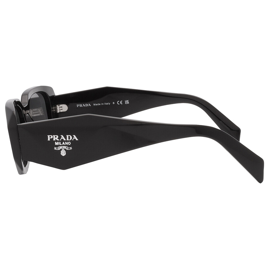 Prada Grey Rectangular Ladies Sunglasses PR 17WS 1AB5S0 49 ...