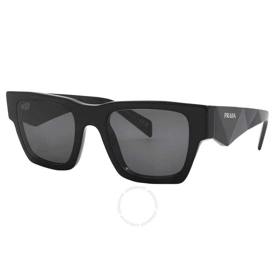 Prada Grey Square Men's Sunglasses PR A06S 16K08Z 50 8056597970402 ...