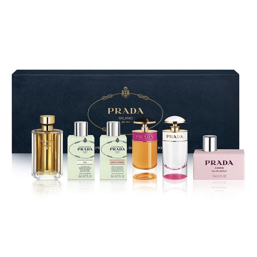 Prada Ladies Mini Coffrets 6pc Gift Set Fragrances 8435137770700 ...