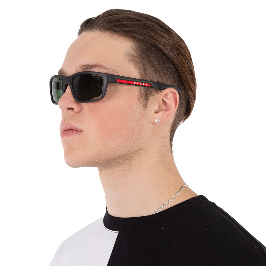 Prada Linea Rossa Green Tuning Sport Men's Sunglasses PS 04YS 18G06U 57 ...