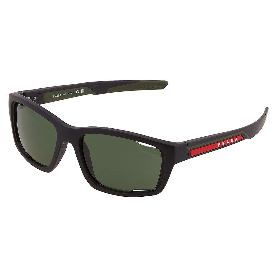 Prada Linea Rossa Green Tuning Sport Men's Sunglasses PS 04YS 18G06U 57 ...