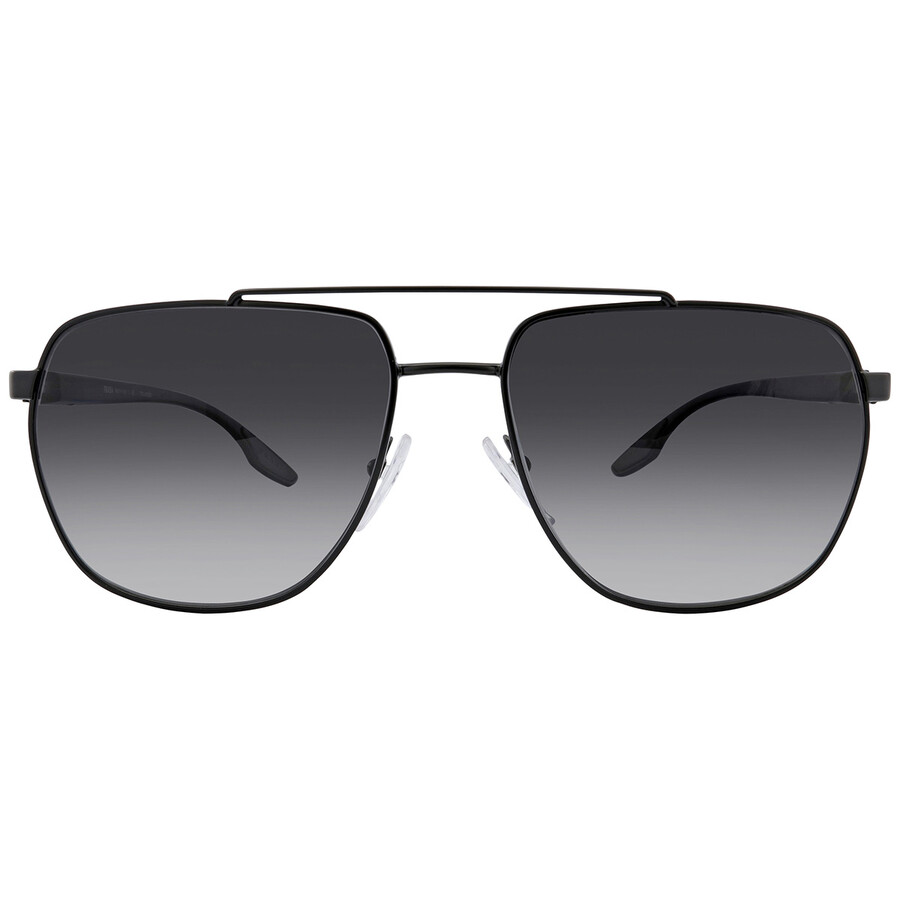 Prada Linea Rossa Grey Gradient Pilot Men's Sunglasses PS55VS 1BO5W1 59 ...