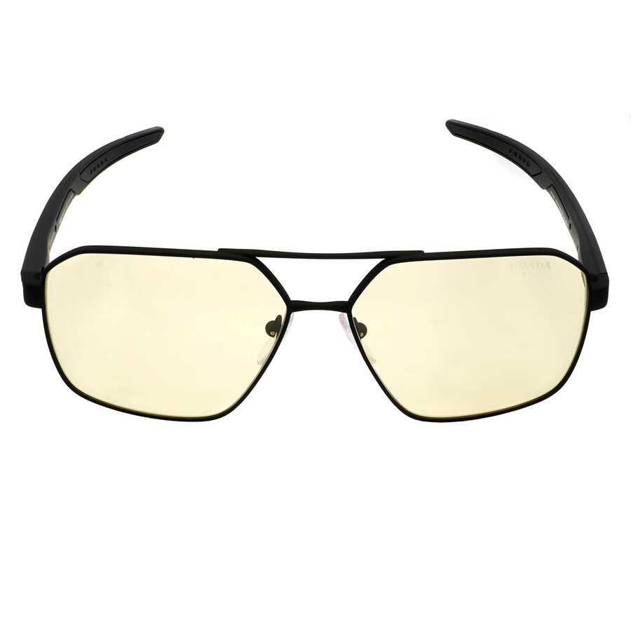 Prada Linea Rossa Photochromatic Brown Navigator Men's Sunglasses PS ...