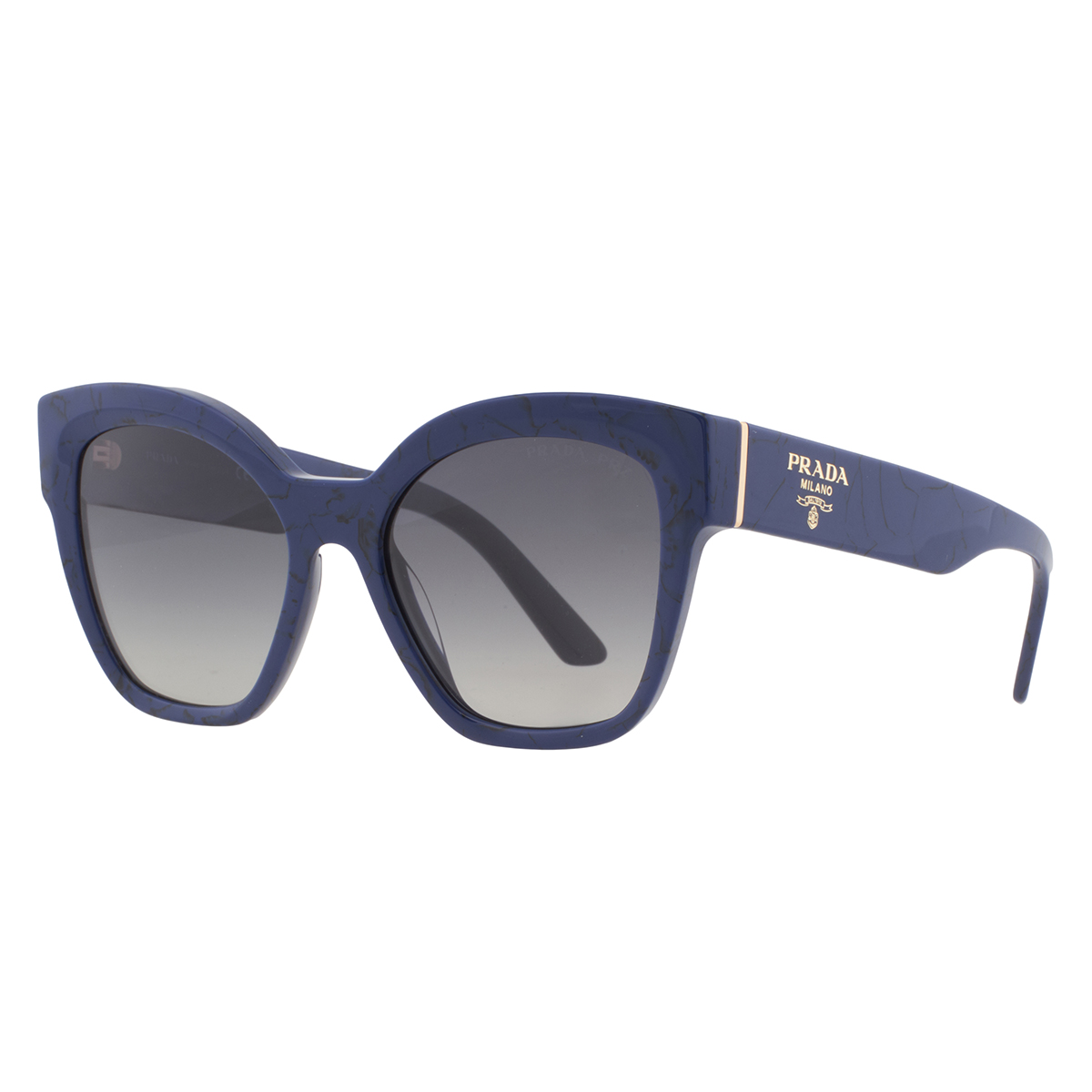 Prada Polarized Grey Gradient Butterfly Ladies Sunglasses PR 17ZS ...