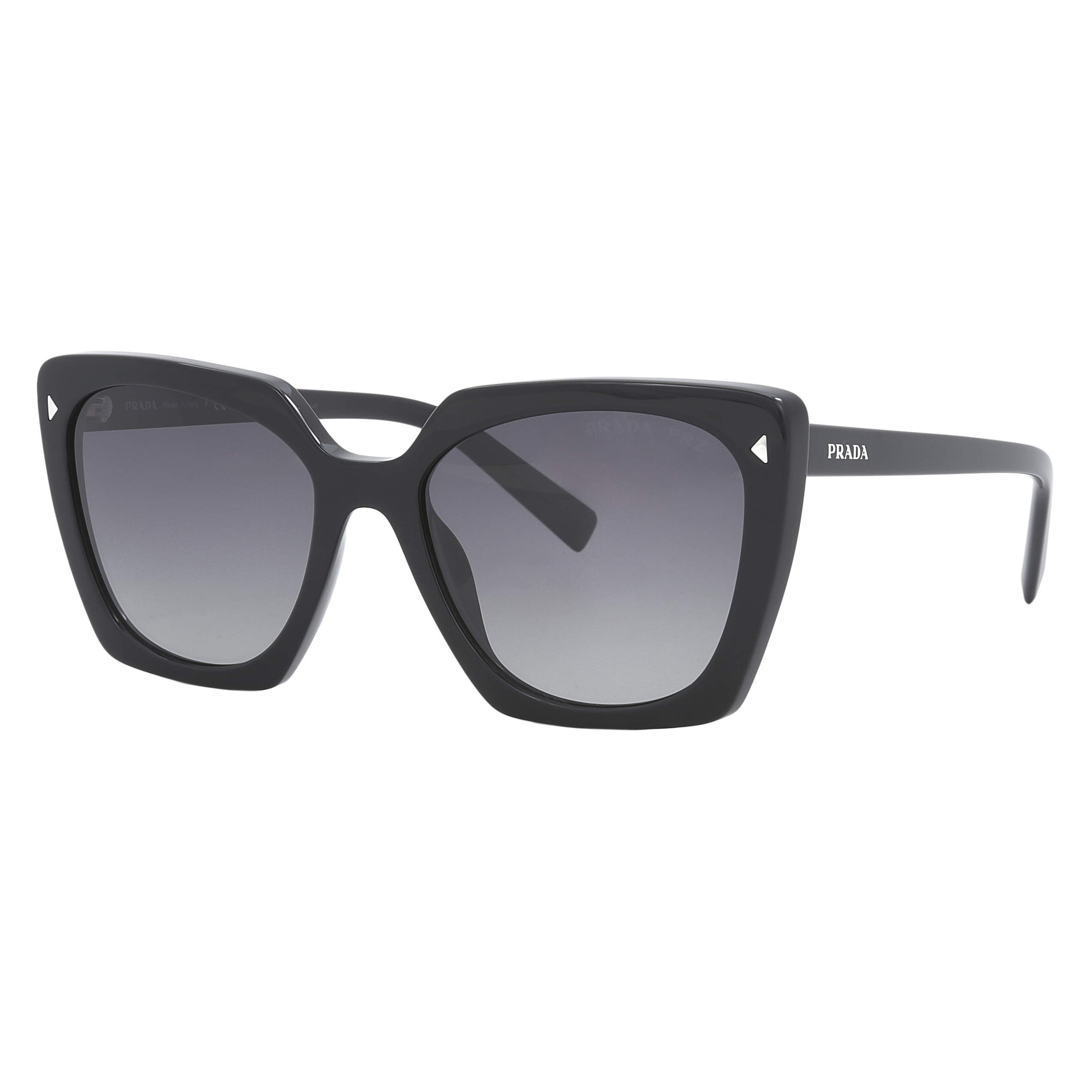 Prada Polarized Grey Gradient Butterfly Ladies Sunglasses PR 23ZS ...