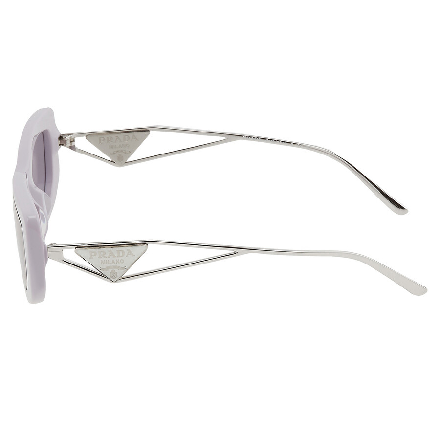 Prada Violet Rectangular Ladies Sunglasses PR 14YS 07Z09M 53 ...
