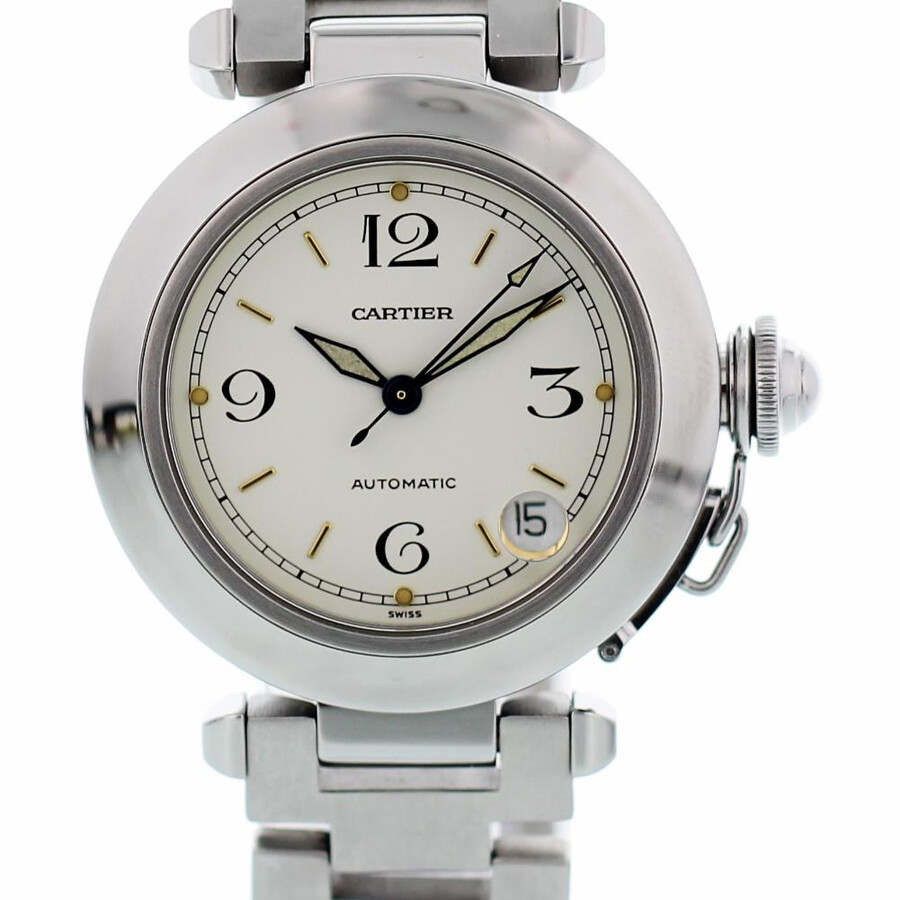 Cartier Pre-owned Cartier Pasha de Cartier Automatic White Dial Ladies Watch 2324 - Pre-Owned ...