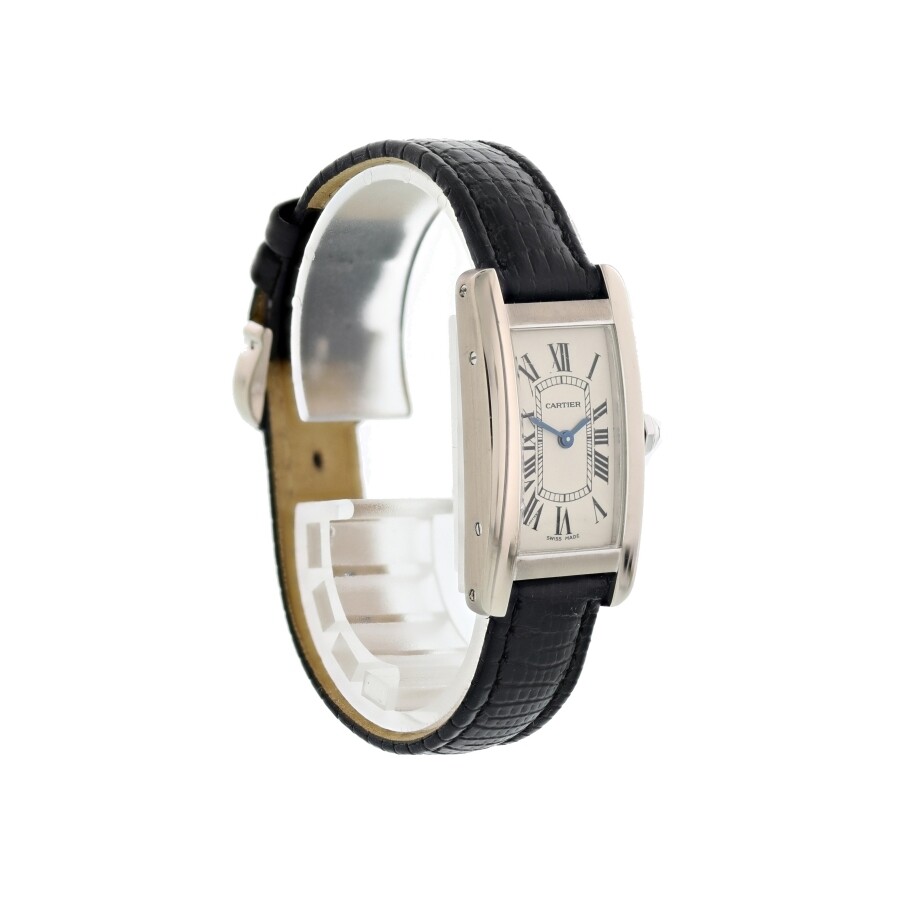 Cartier Pre-owned Cartier Tank Americaine WhiteDial Ladies Watch 2489 ...