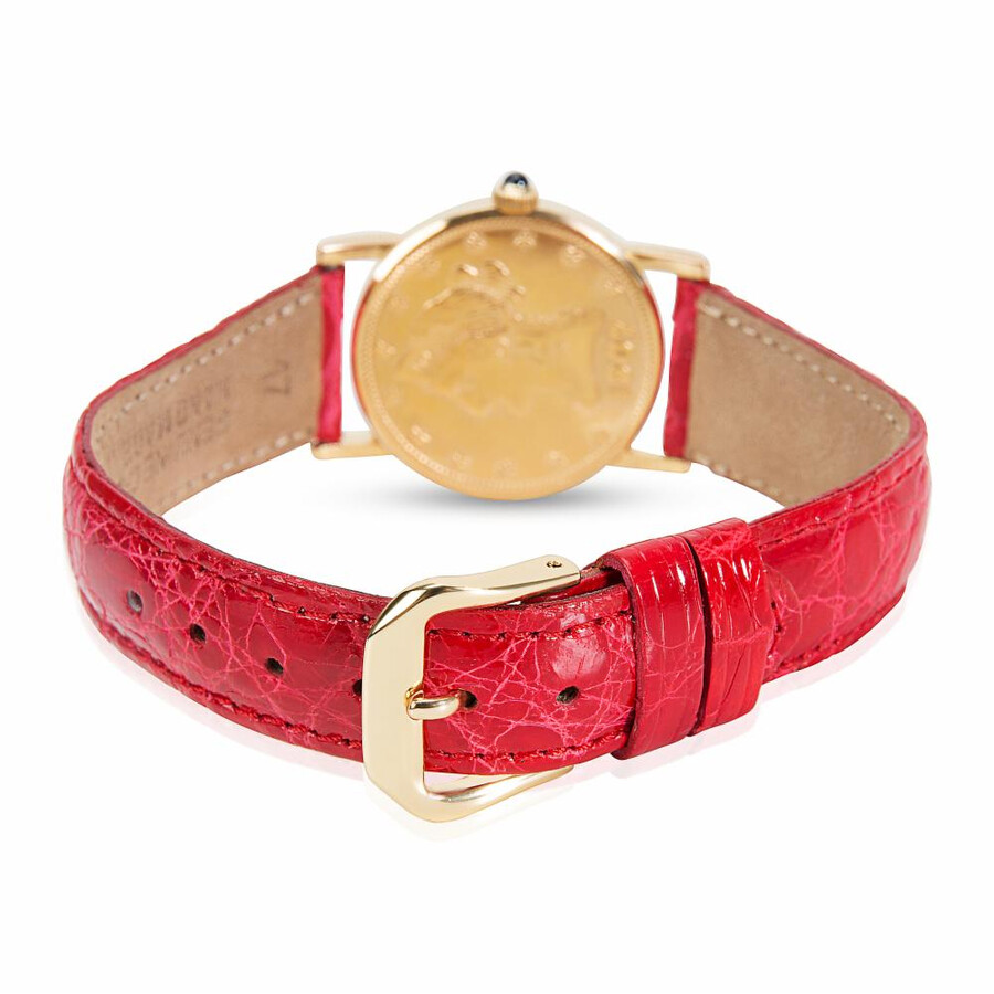 Cartier Pre-owned Cartier Vintage Gold Dial Ladies Watch $10 Coin - Pre ...