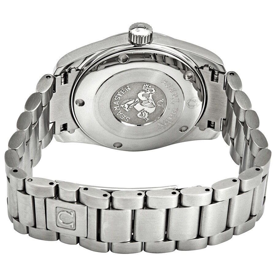 Omega Pre-owned Omega Seamaster Quartz Chronometer Silver Dial Watch ...