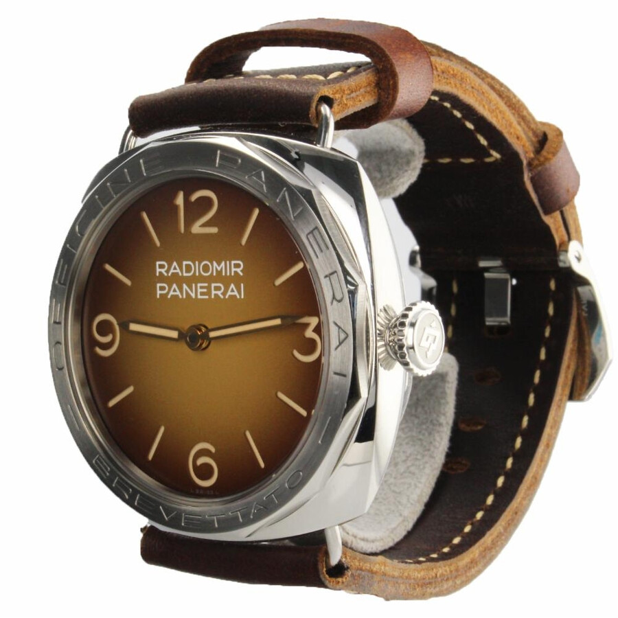 Panerai Pre-owned Panerai Radiomir Brown Dial Men's Watch PAM00687 ...