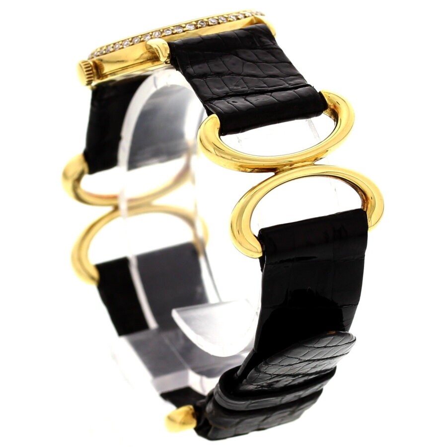 Piaget Pre-owned Piaget Vintage BlackDial Ladies Watch 8057 - Pre-Owned ...