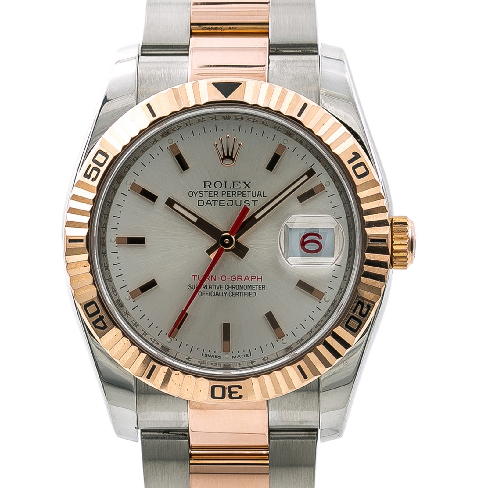 Rolex Pre-owned Rolex Datejust Turn-O-Graph Automatic Chronometer ...