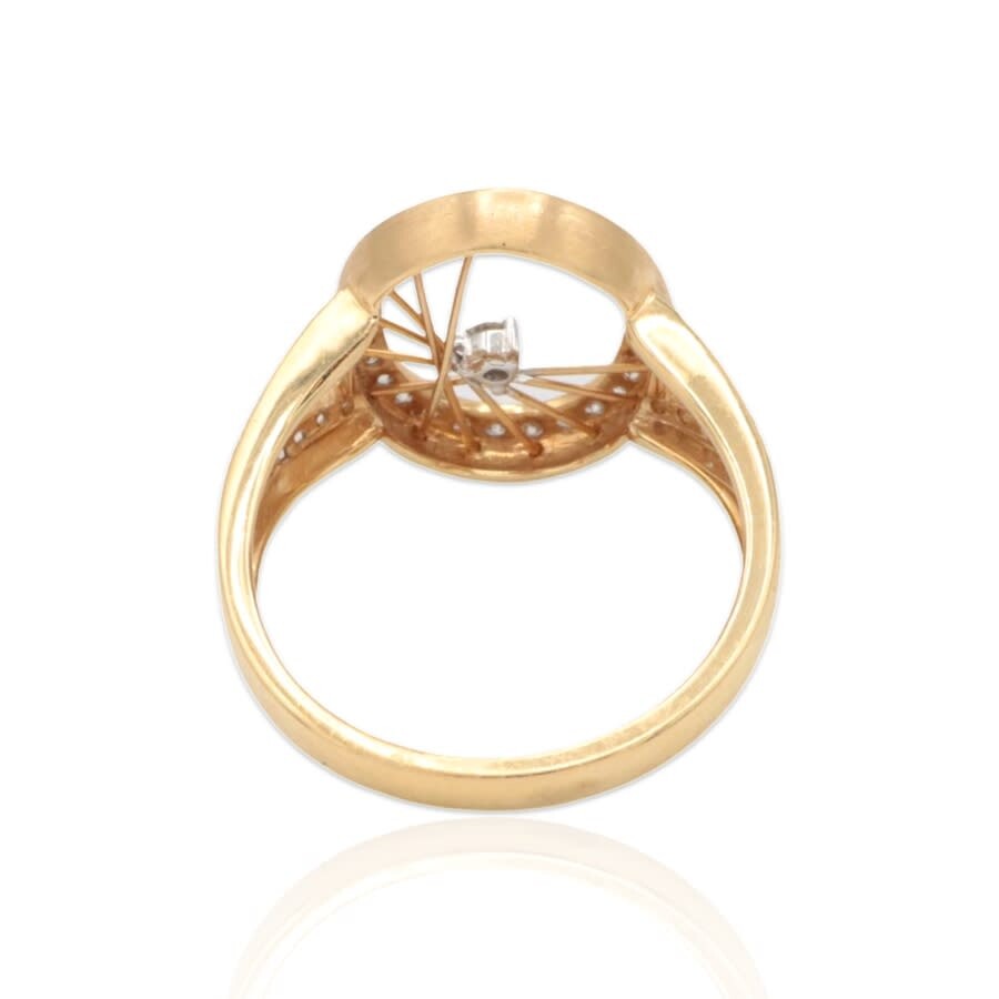 Estate Jewelry Pre-Owned 14K Yellow Gold Diamond Ring 62021 - Jomashop