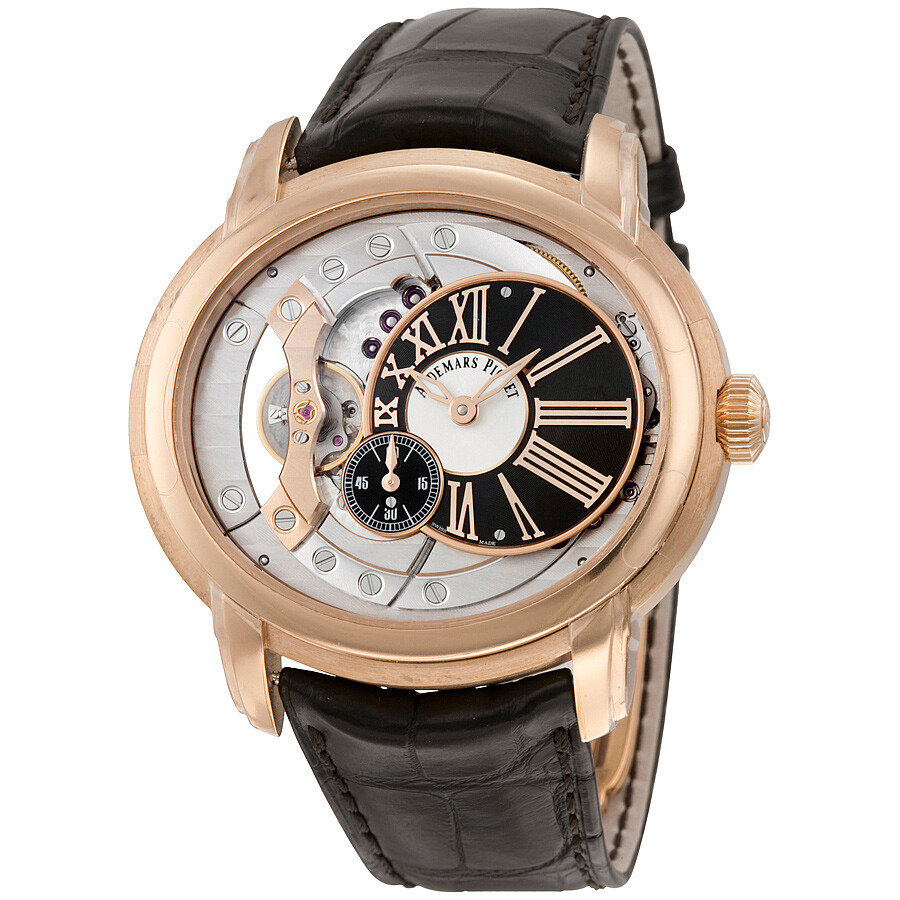 Audemars Piguet Pre-owned Audemars Piguet Millenary Skeleton Dial Men's ...