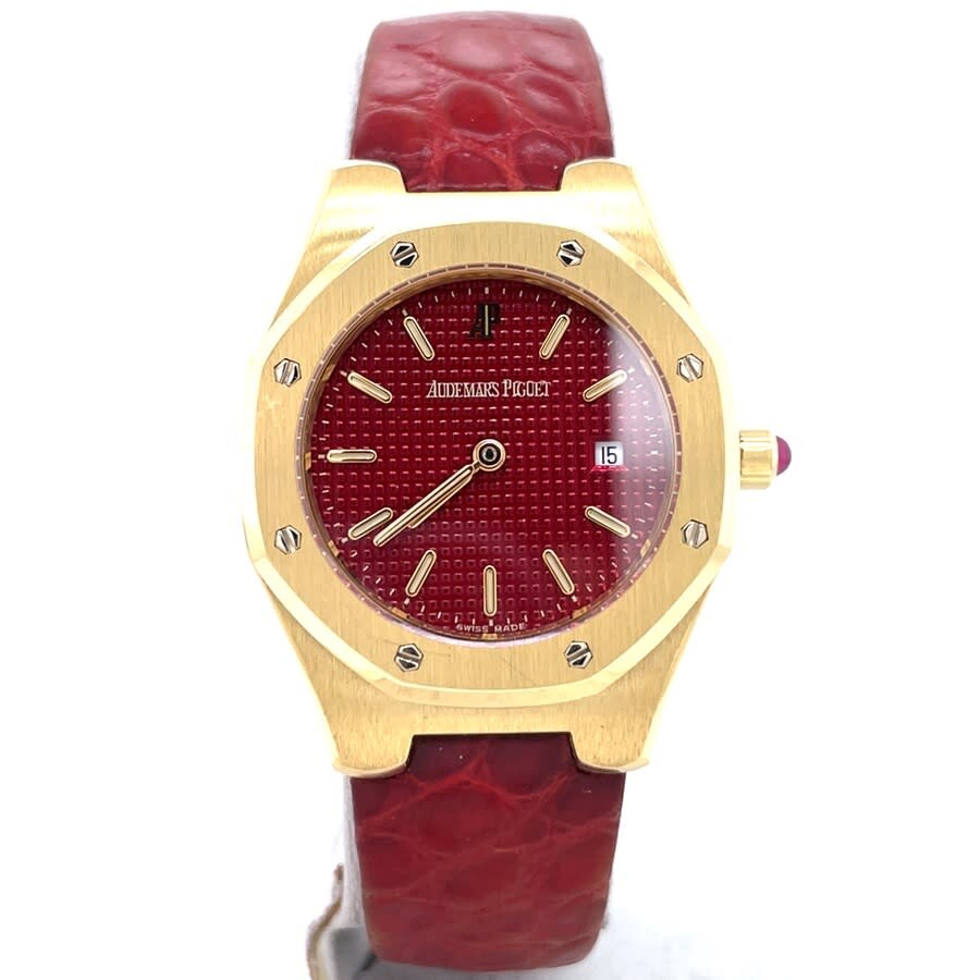 Audemars Piguet Pre-owned Audemars Piguet Royal Oak Lady Quartz Red ...