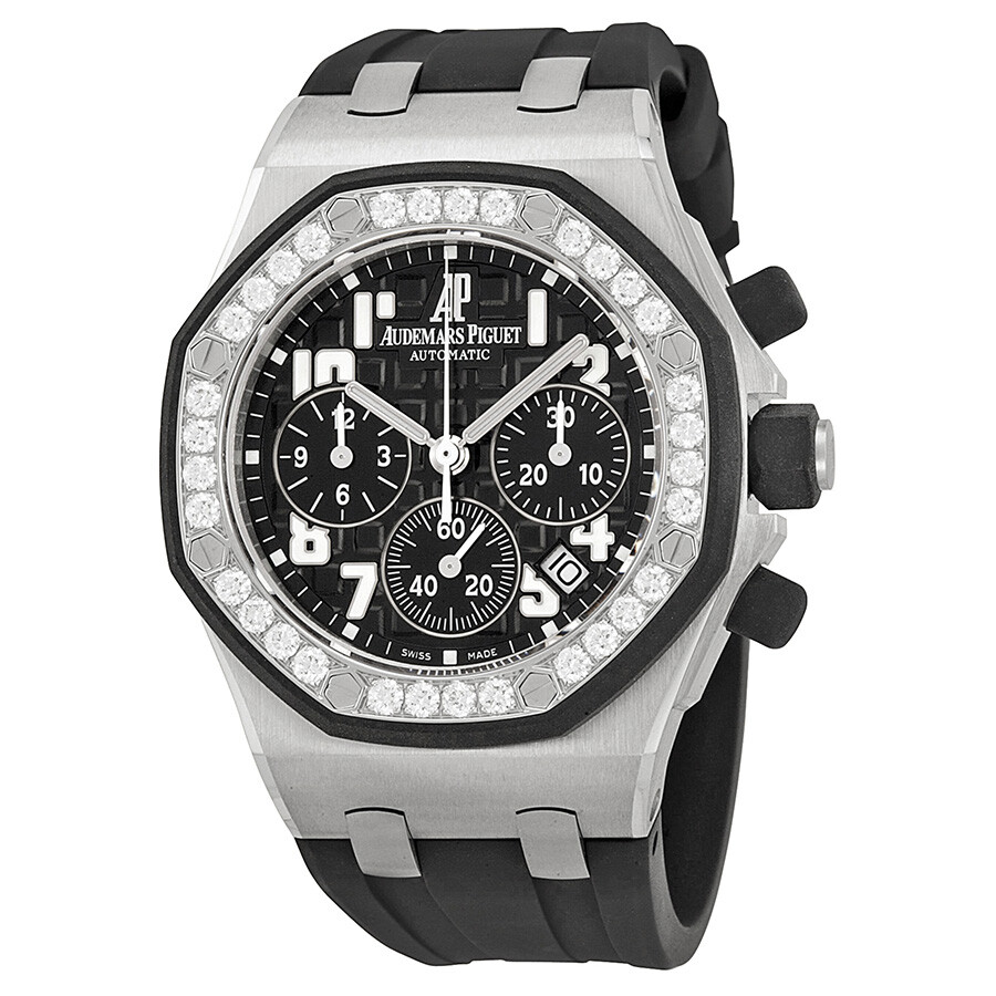 Audemars Piguet Pre-owned Audemars Piguet Royal Oak Offshore Black Dial ...