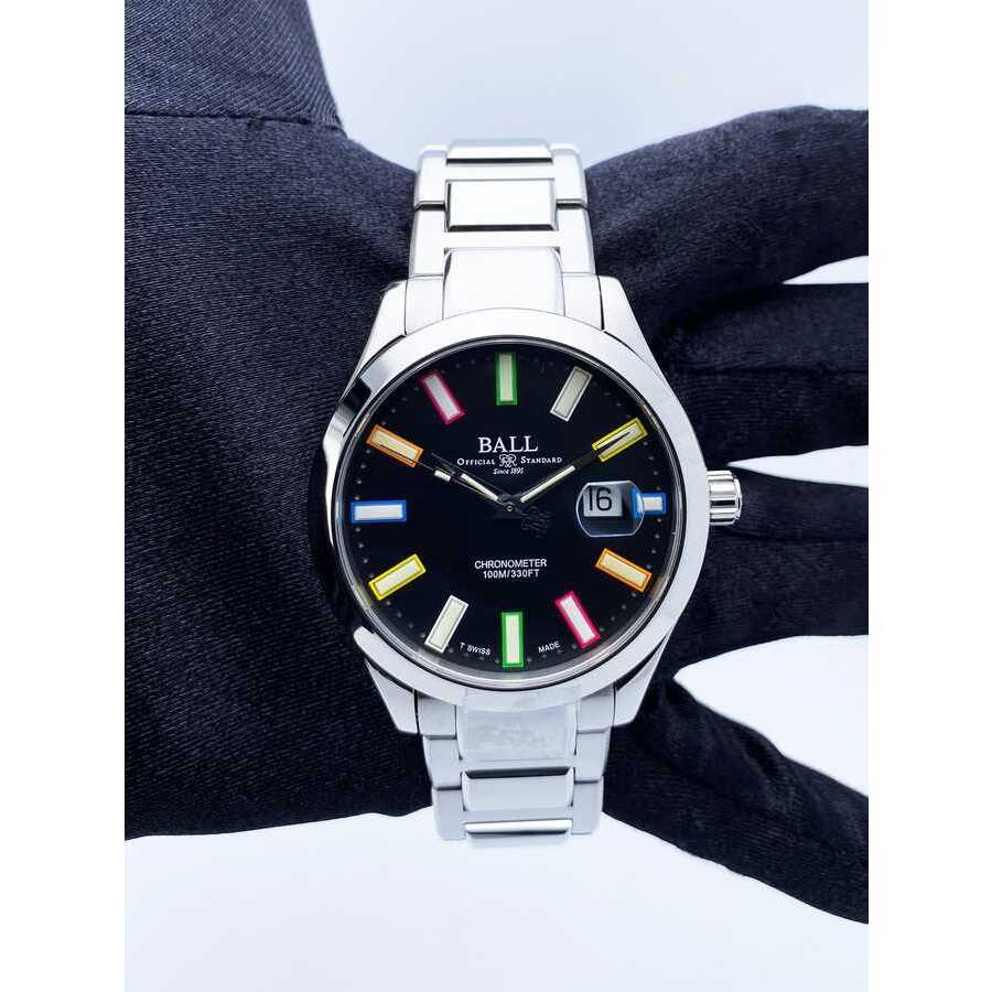Ball Pre-owned Ball Engineer III Marvelight Chronometer Automatic Black ...