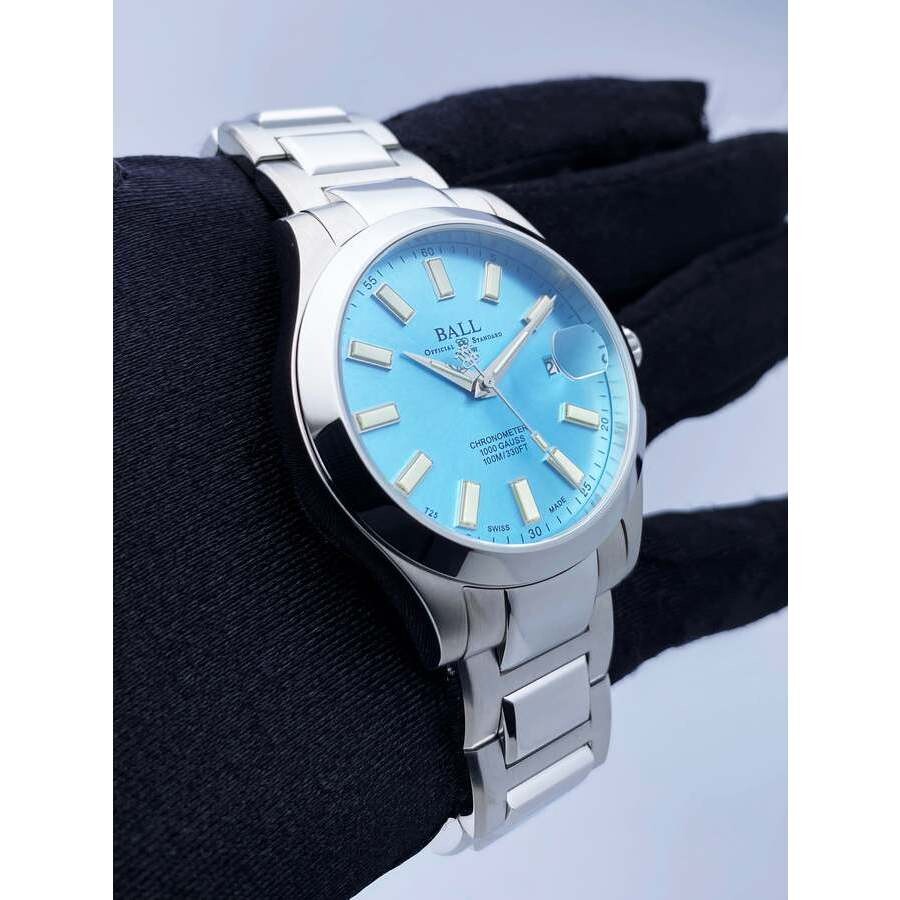 Ball Pre-owned Ball Engineer III Marvelight Chronometer Automatic Blue ...