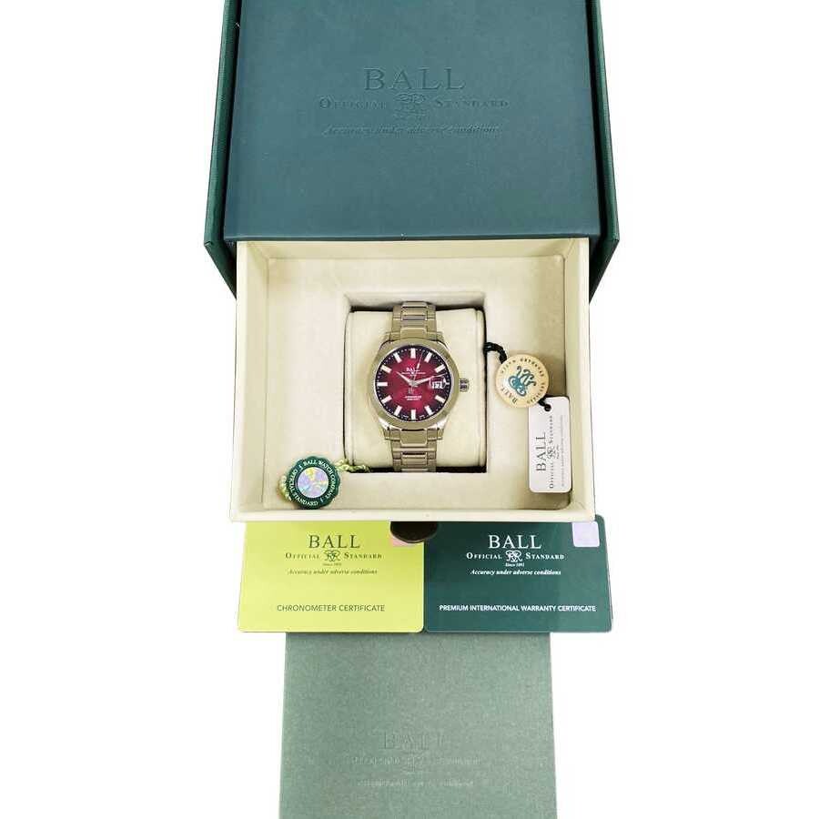 Ball Pre-owned Ball Engineer III Marvelight Chronometer Automatic Red ...