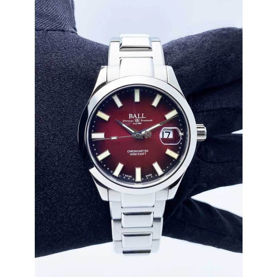 Ball Pre-owned Ball Engineer III Marvelight Chronometer Automatic Red ...