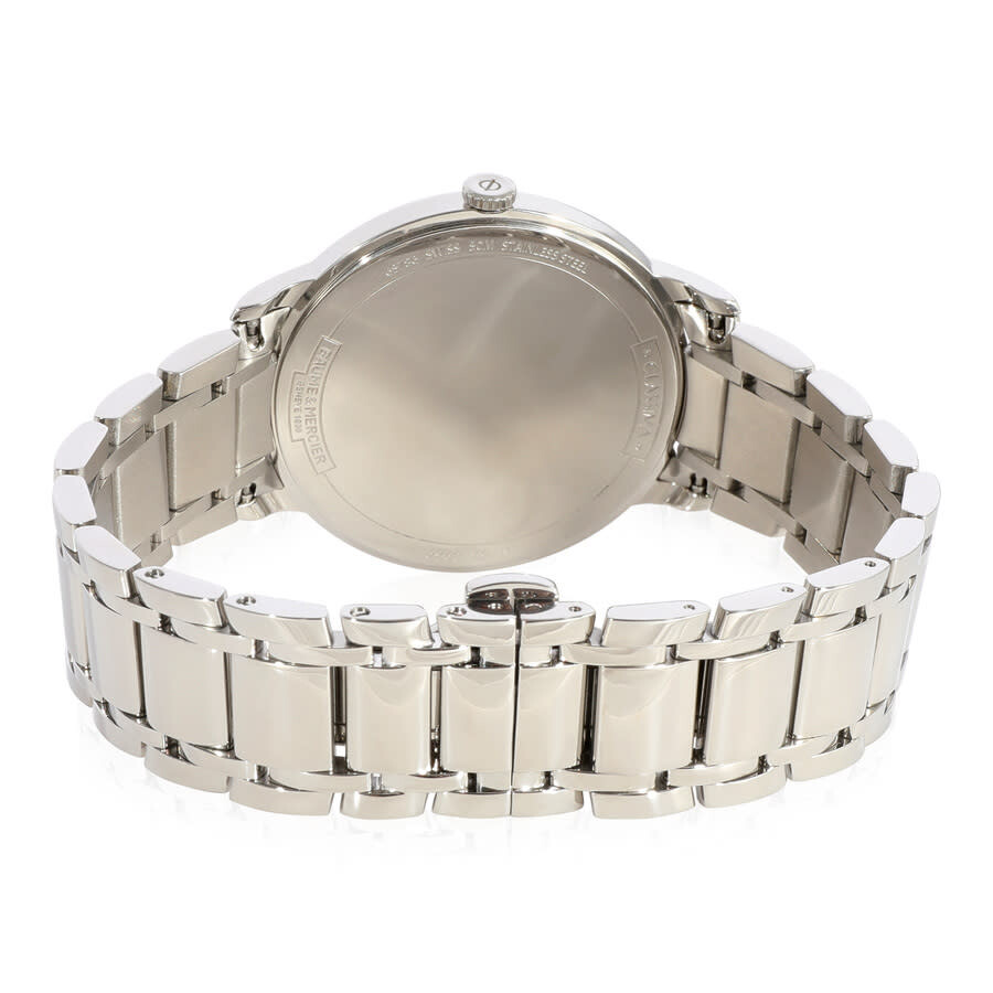 Baume Et Mercier Pre-owned Baume et Mercier Classima Automatic White ...