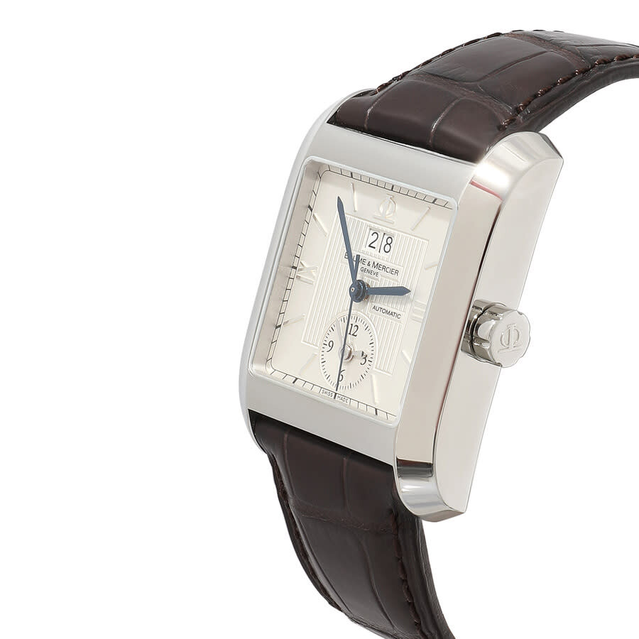 Baume Et Mercier Pre-owned Baume et Mercier Hampton Automatic Silver ...