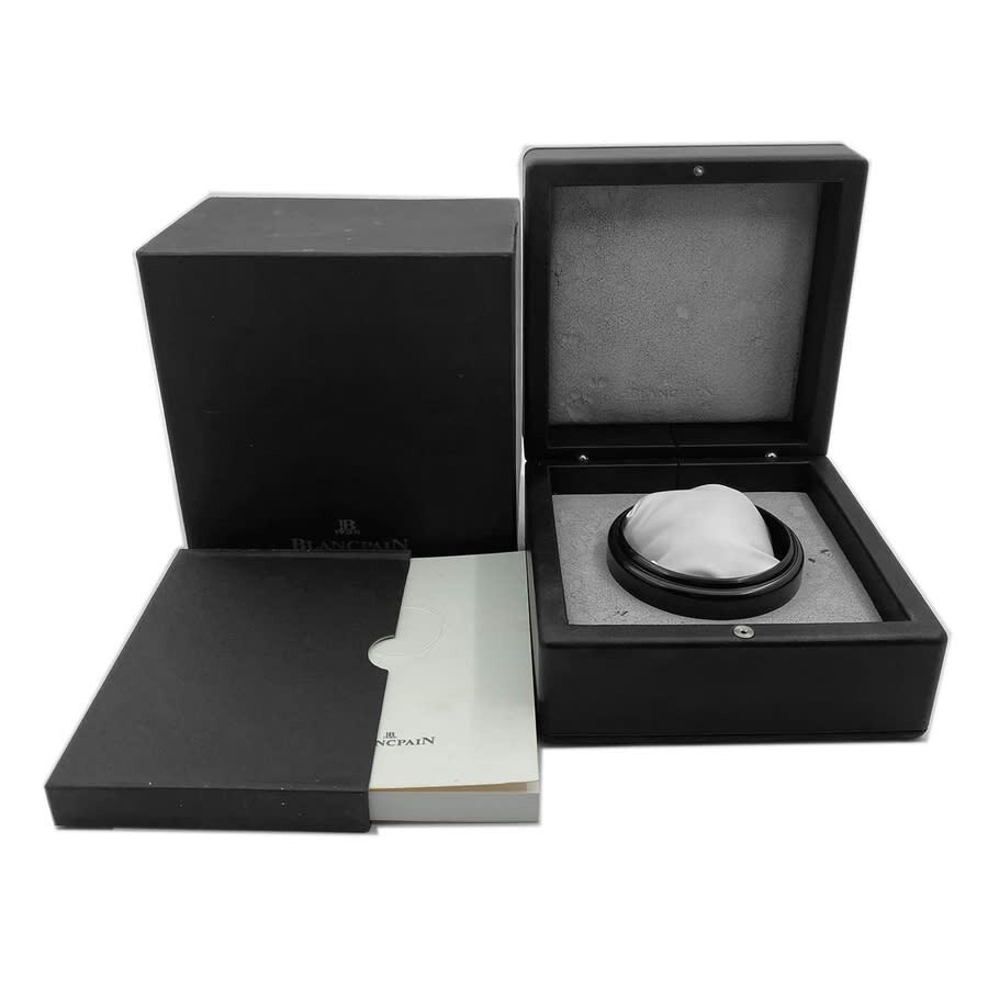 Blancpain Pre-owned Blancpain Leman Black Dial Men's Watch 2850B-1130A-64B - Pre-Owned Watches ...