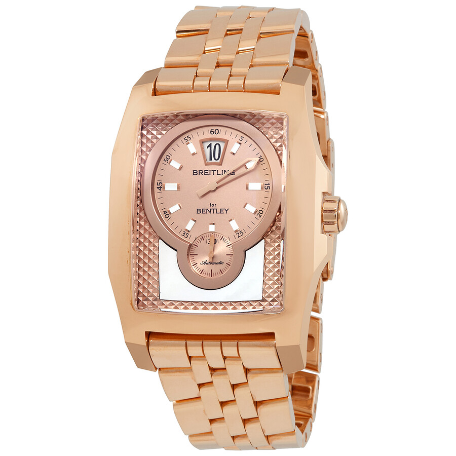 Breitling Pre-owned Breitling Automatic Rose Gold Dial Men's Watch R2836212/A634.982R - Pre ...