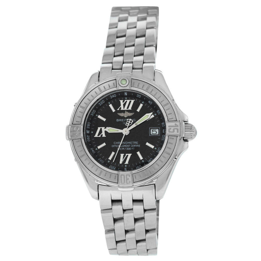 Breitling Pre-owned Breitling B Class Quartz Black Dial Ladies Watch ...