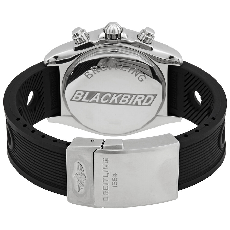 Breitling Pre-owned Breitling Blackbird Chronograph Automatic Chronometer Black Dial Men's Watch ...