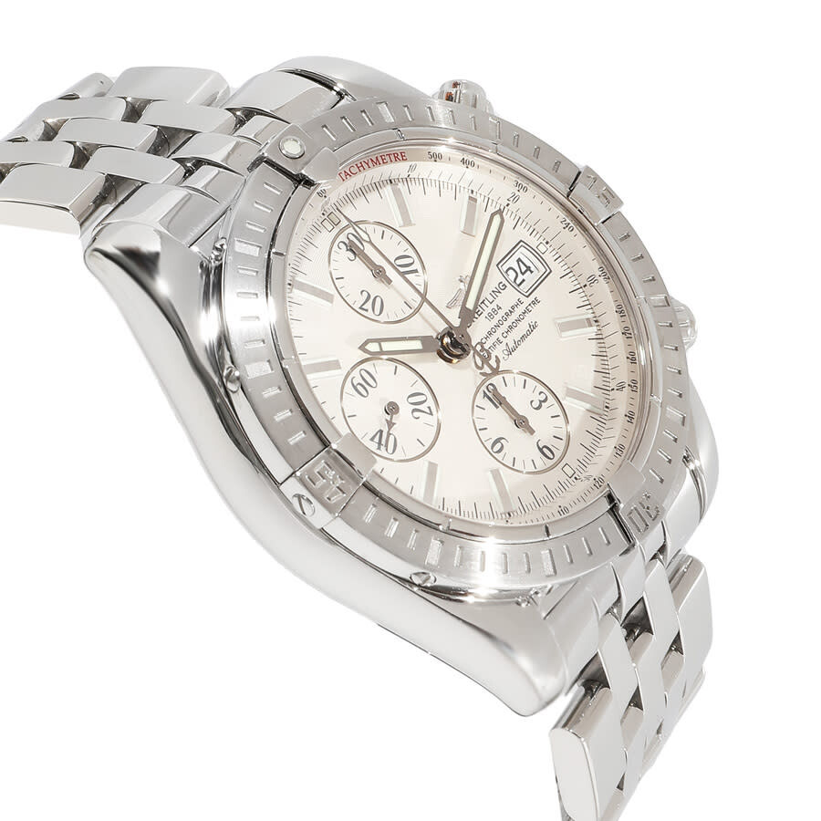 Breitling Pre-owned Breitling Chronomat Chronograph Automatic Chronometer Silver Dial Men's ...