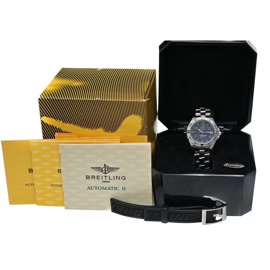 Breitling Pre-owned Breitling Colt Ocean Automatic Chronometer Blue ...