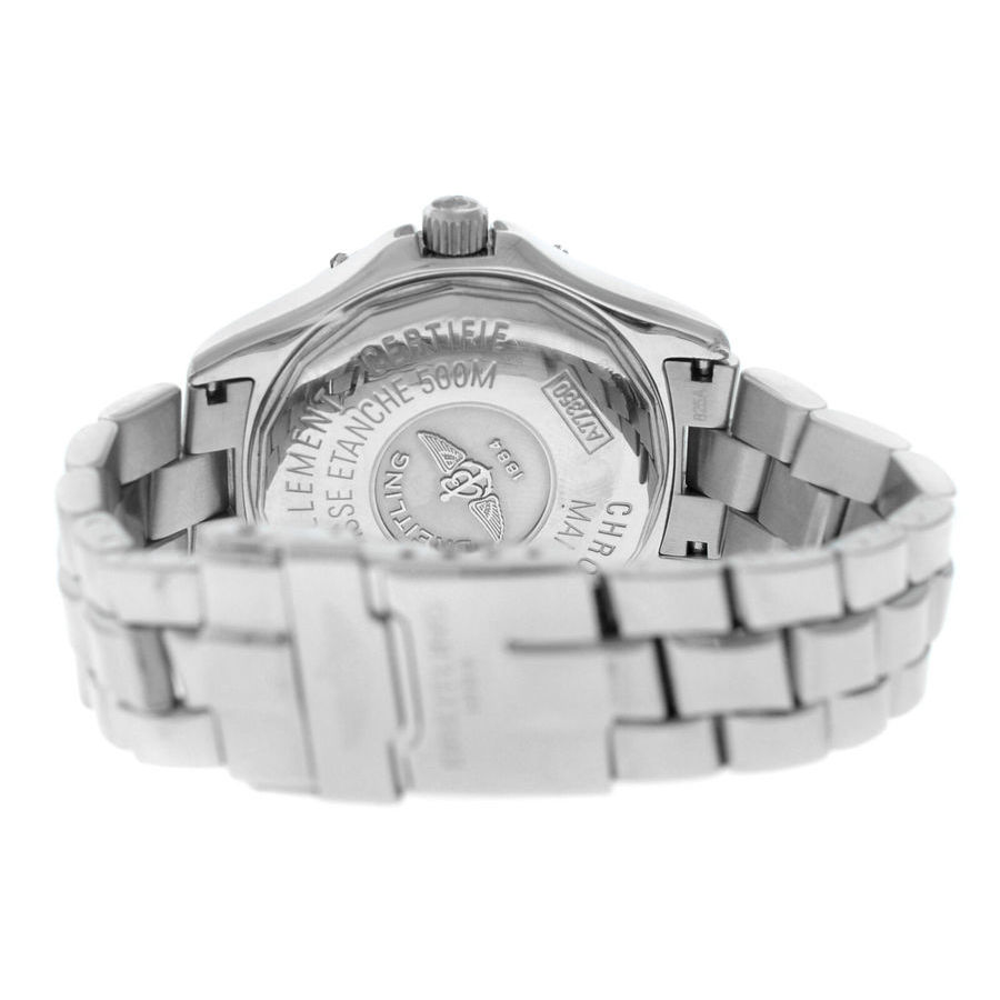 Breitling Pre-owned Breitling Colt Oceane Quartz Chronometer Blue Dial ...
