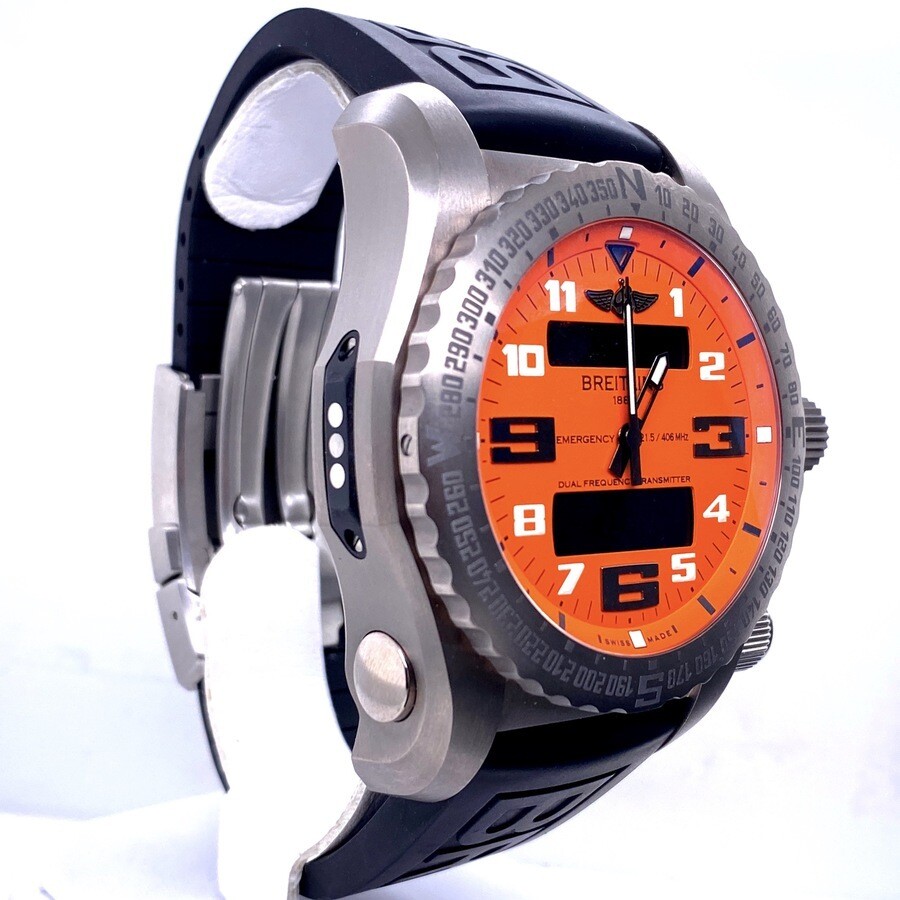 Breitling Pre-owned Breitling Emergency II Perpetual Alarm Quartz ...