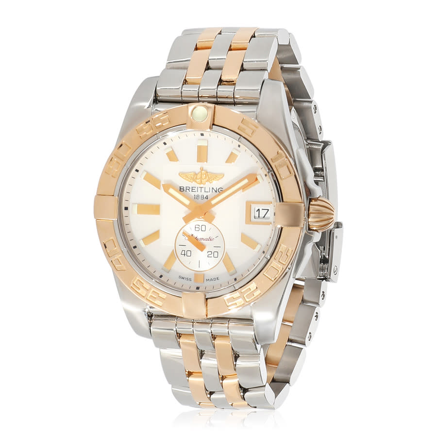Breitling Pre-owned Breitling Galactic Automatic Silver Dial Unisex ...